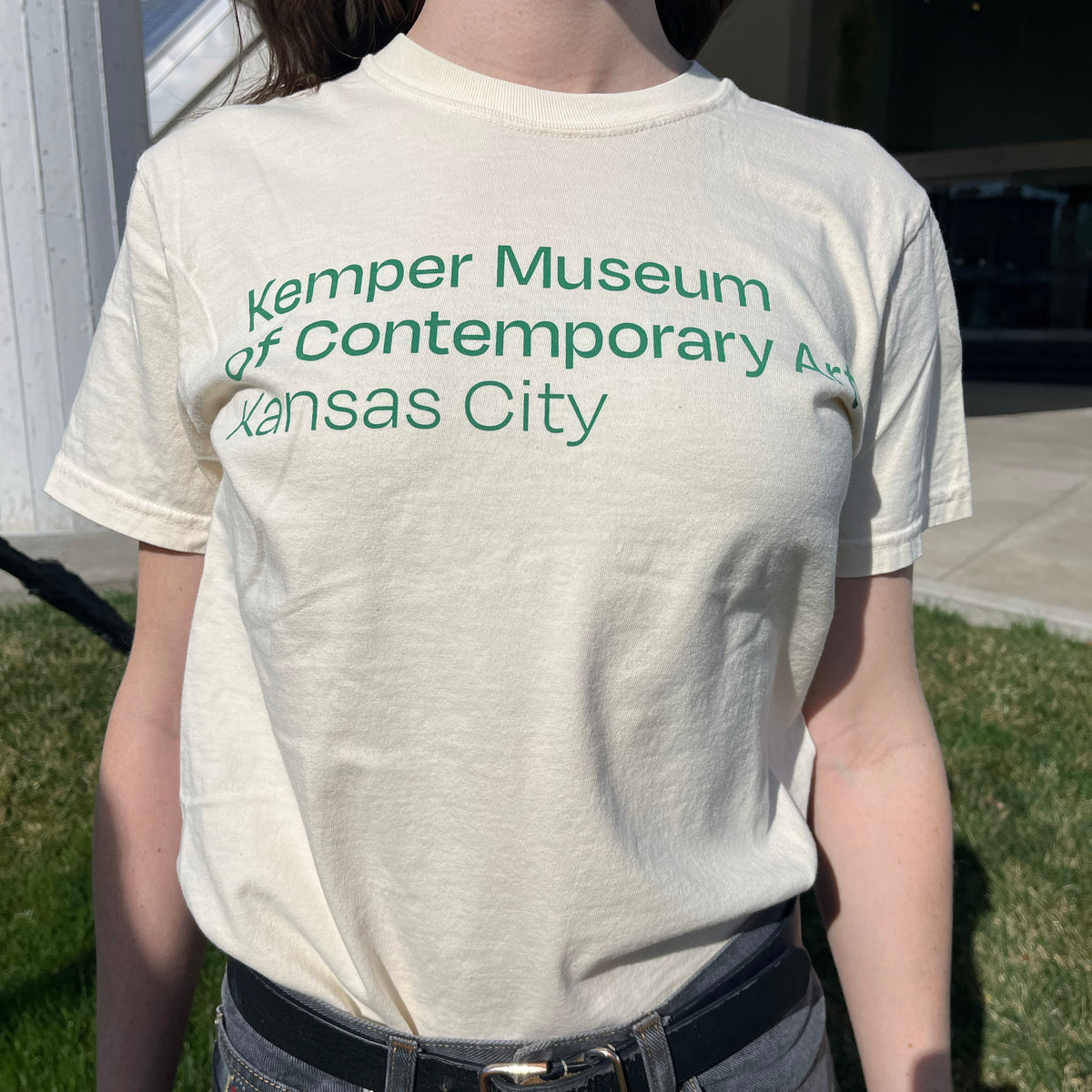 Ivory Kemper Museum Logo Tshirt – Kemper Museum Shop